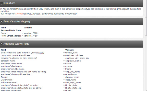 Using PDFs in the Forms Engine